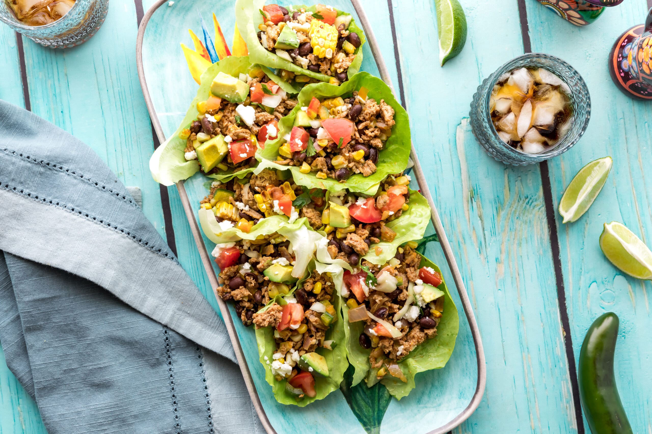 Healthy Turkey Taco Lettuce Wraps - The Butcher Shop, Inc.
