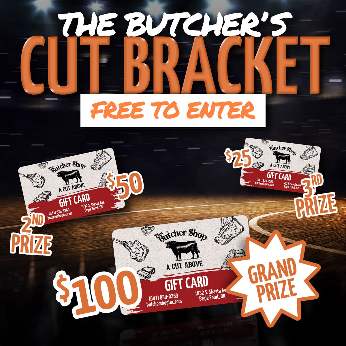 The Butcher's Cut Tournament Challenge - The Butcher Shop, Inc.